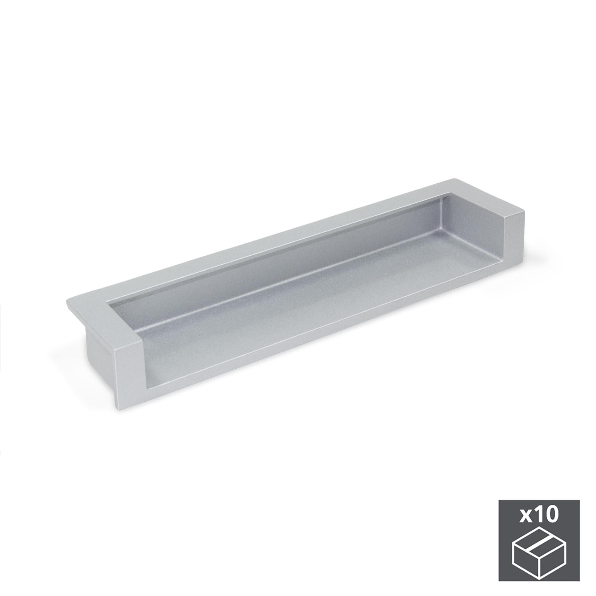 Emuca Maniglia per mobili Modena, interasse 128 mm, Verniciato ...