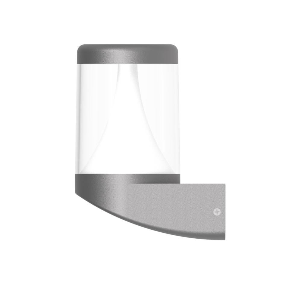 Applique d'extérieur LED Terra 8W Gris foncé Opale et diffuseur ...