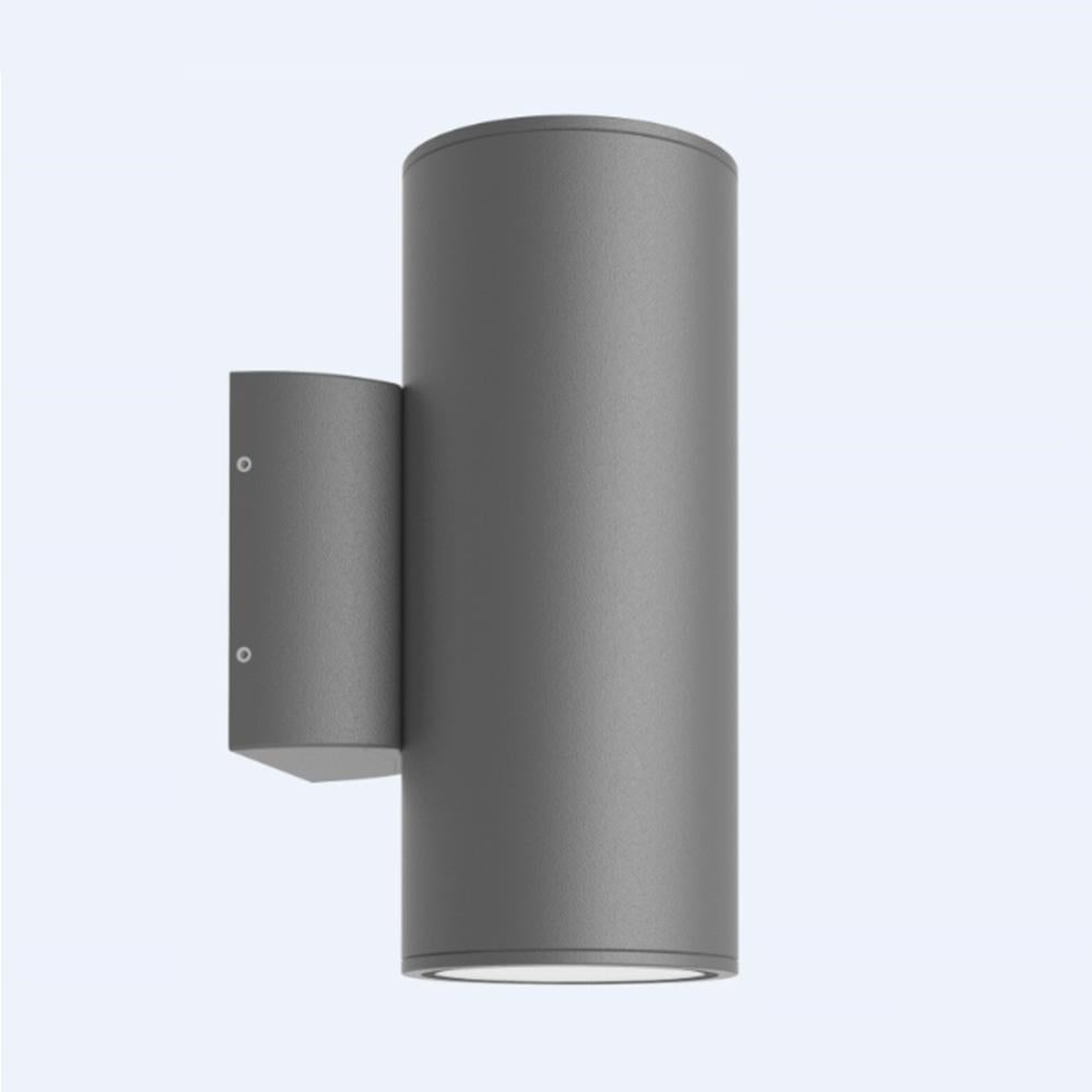 Applique Extérieure Fox LED 2x12W Cylindrique Gris Foncé 3000K IP65 ...