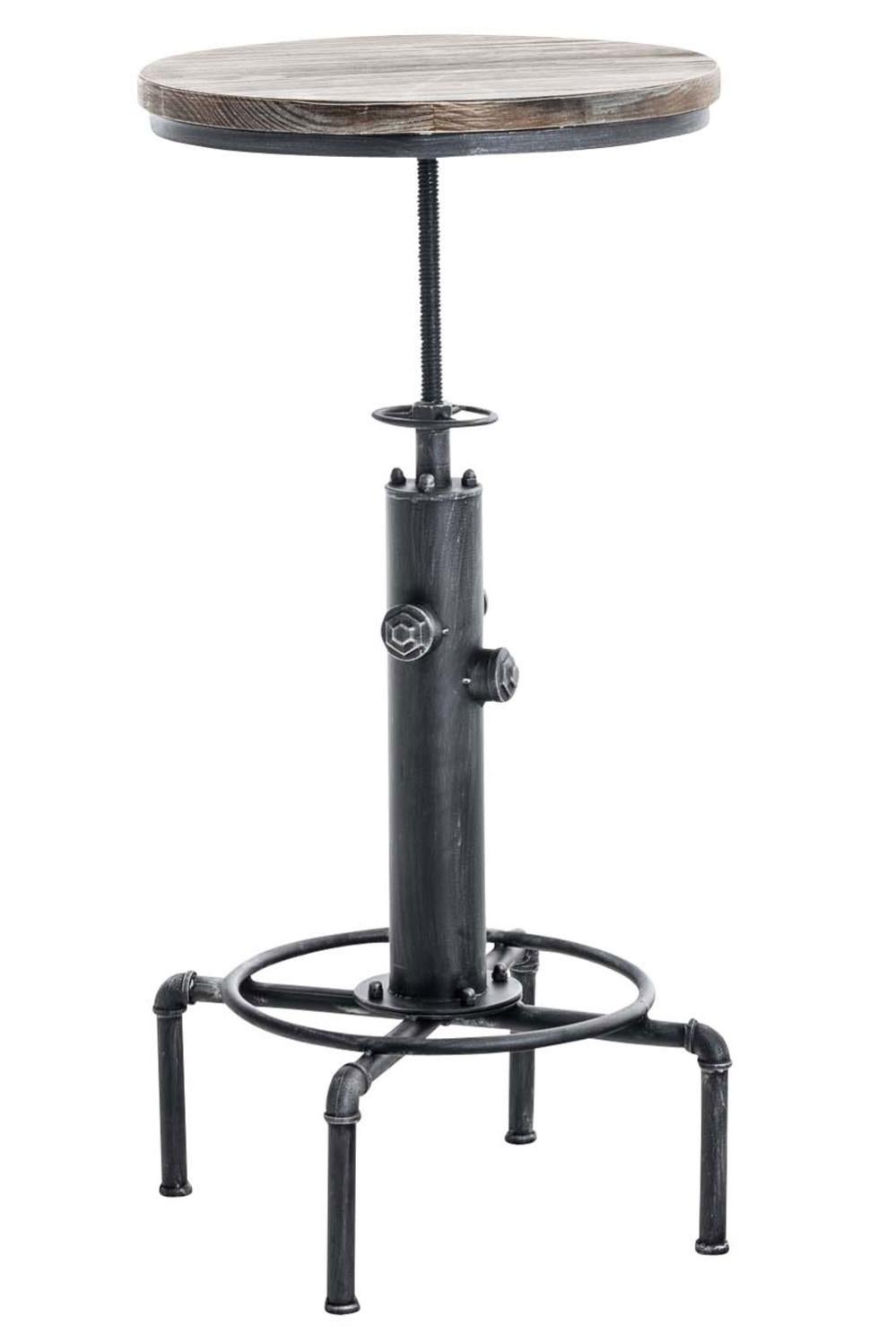 Table ronde Lumos Ø 50 cm Argent antique | Leroy Merlin