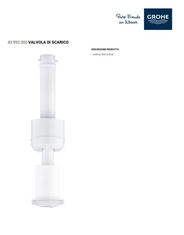VALVOLA DI SCARICO GROHE 43992 - | Leroy Merlin