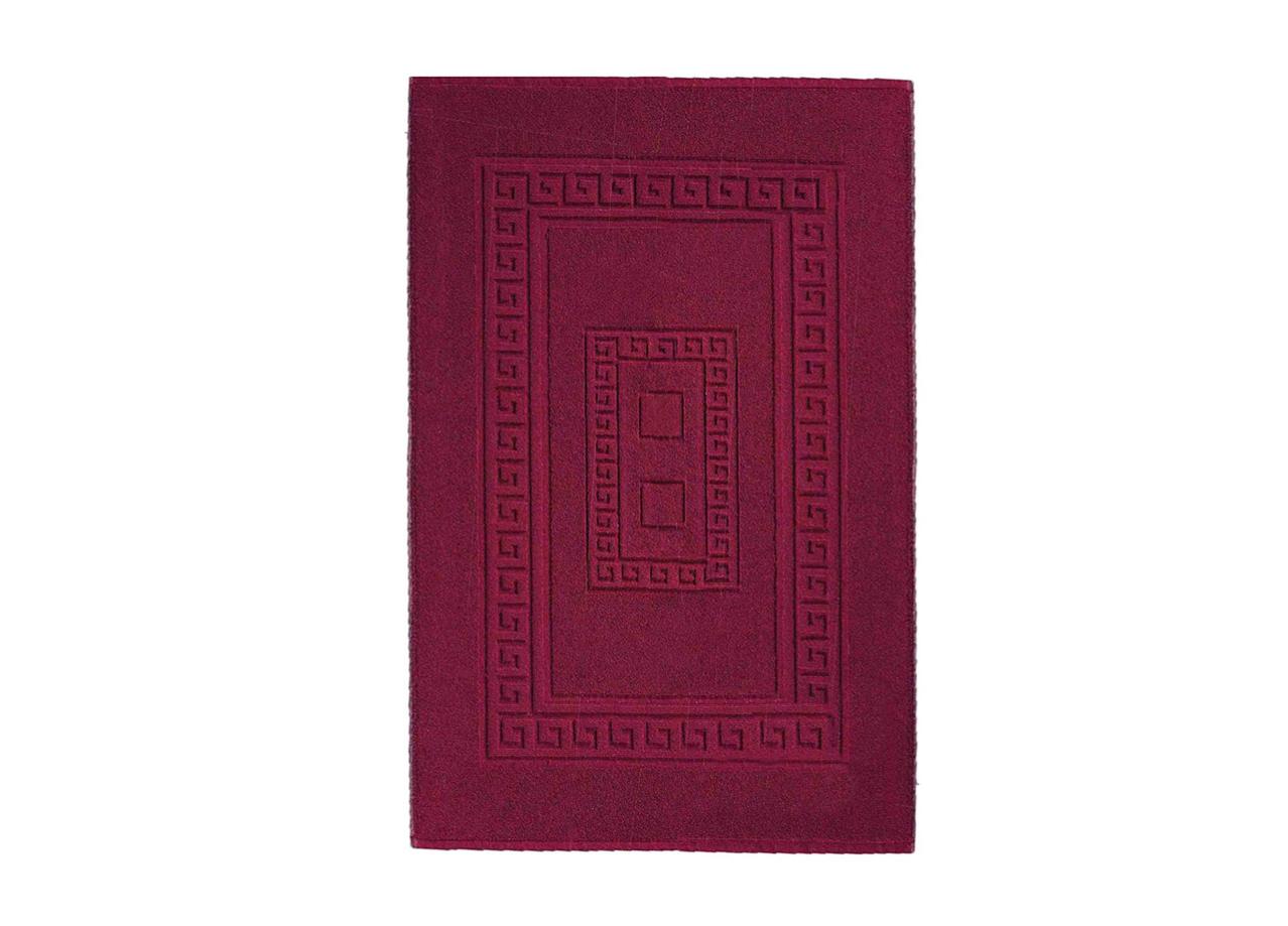 Alfombra de baño Torino 45x60cm Bordeaux | Leroy Merlin