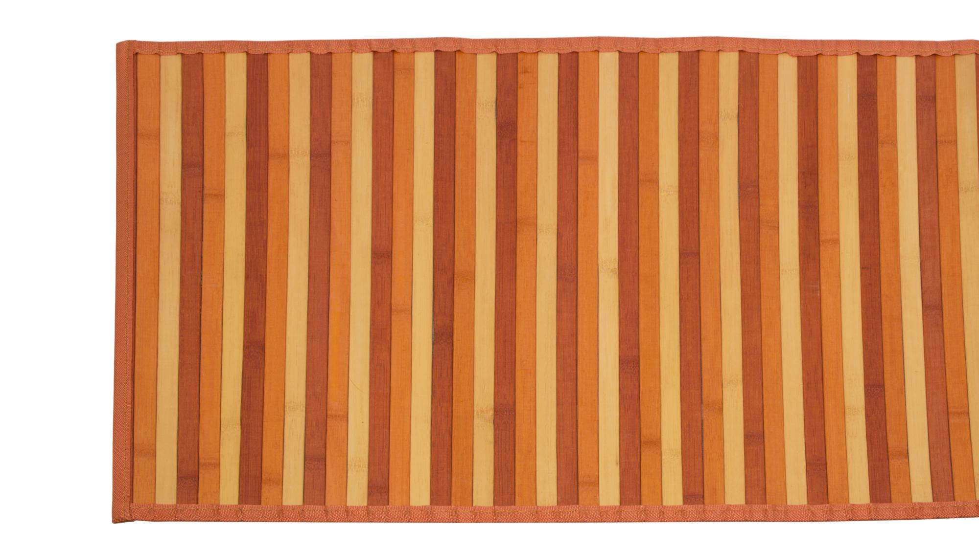 Tappeto Passatoia Cucina Bamboo Degrade Arancio 50x140cm | Leroy Merlin