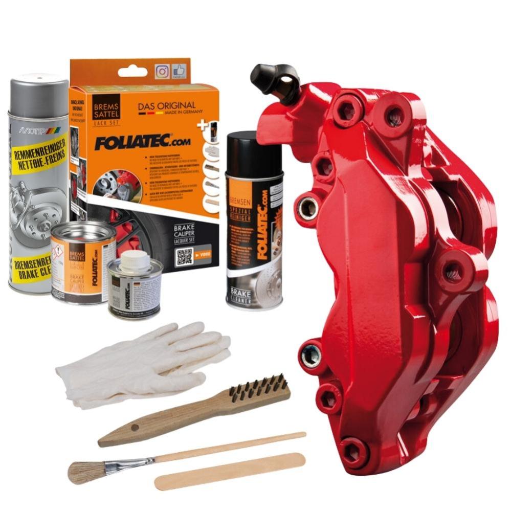 Kit peinture étriers de frein Foliatec - Racing Rosso - 3 composants ...