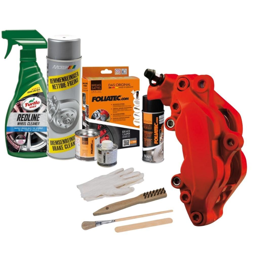 Kit peinture étriers de frein Foliatec - Racing Rosso Mat - 3 ...