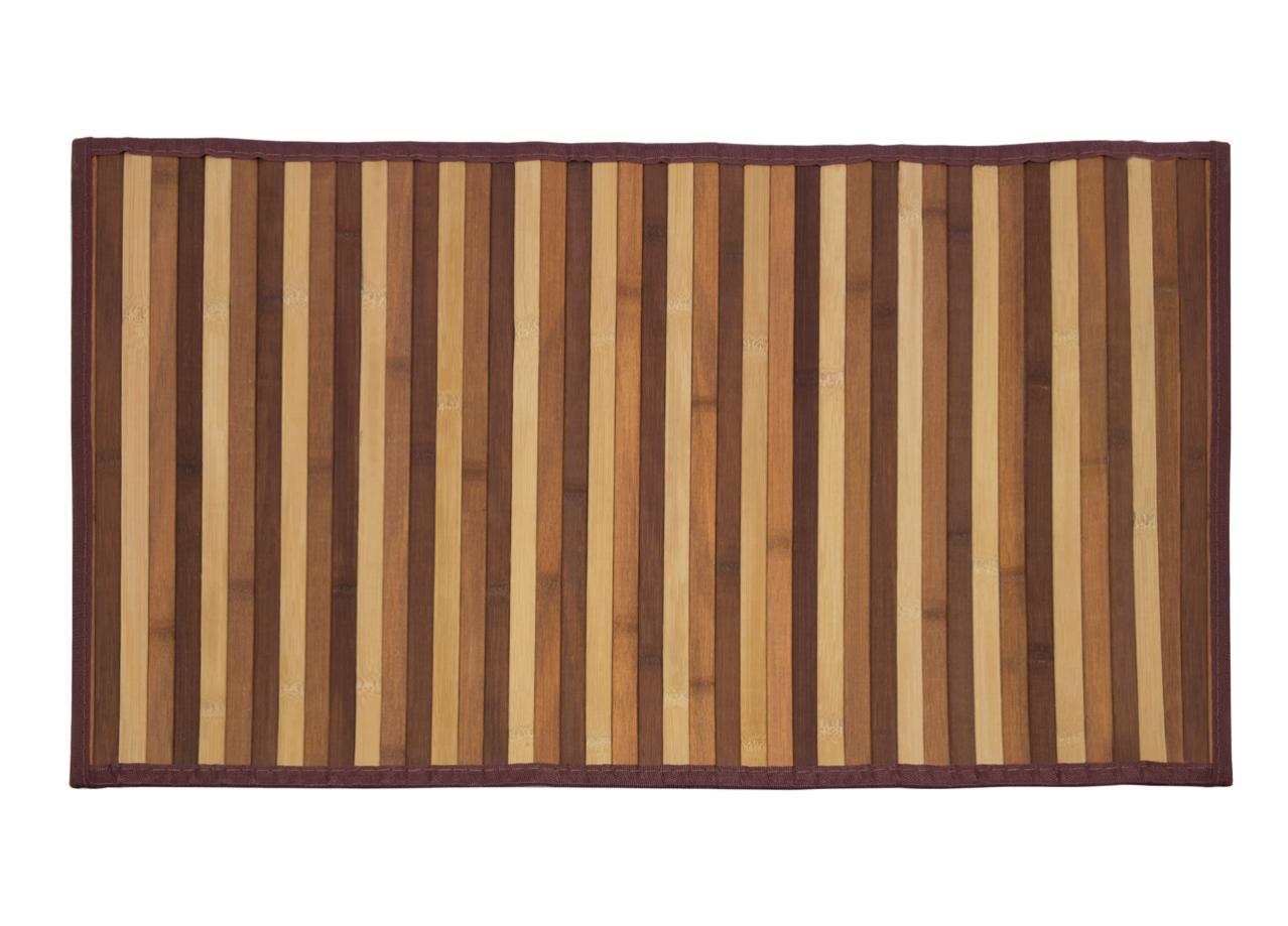 Tappeto Passatoia Cucina Bamboo Degrade Marrone 50x75cm | Leroy Merlin