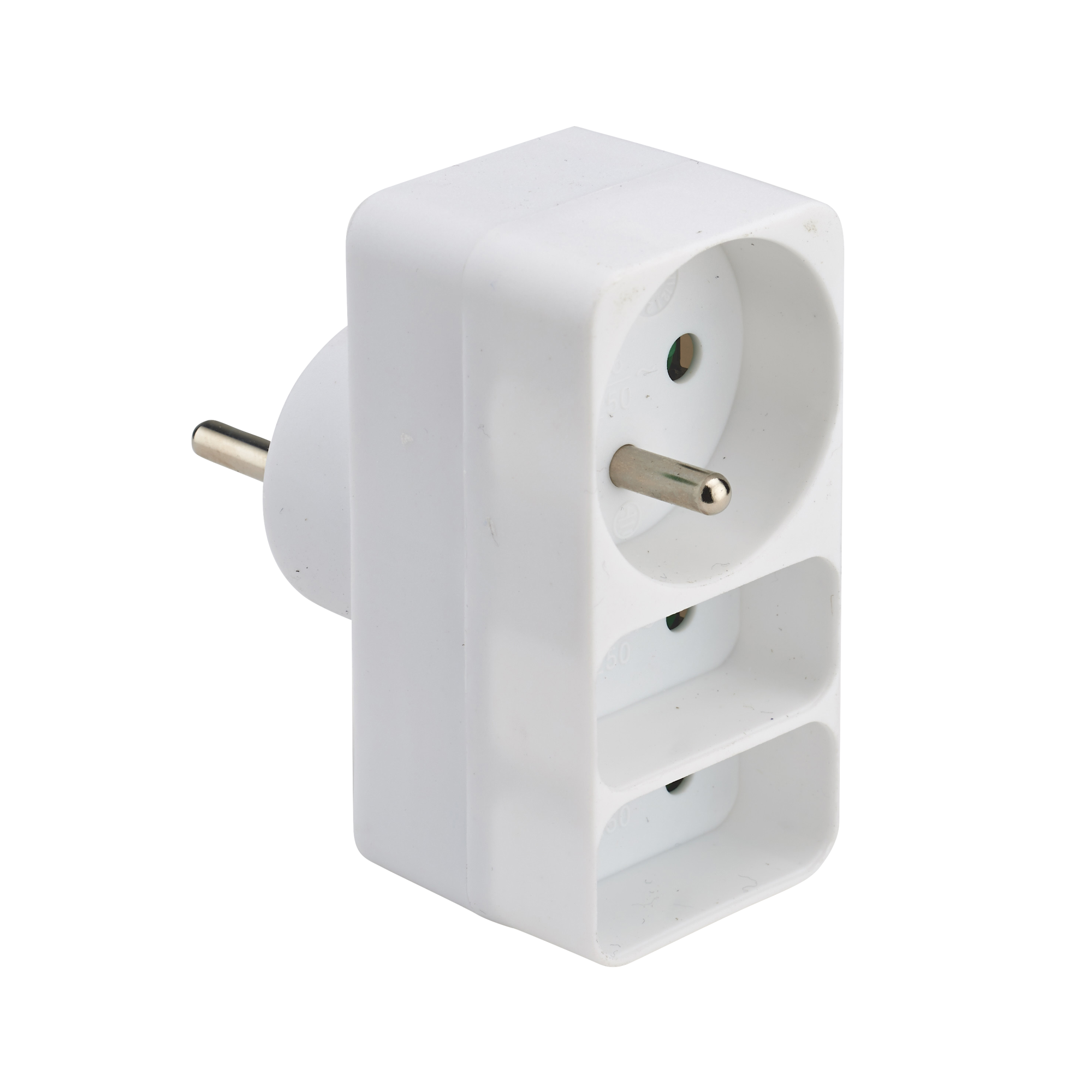 TRIPLITE FAÇADE 1X2P+T 16A + 2X2P 6A BLANC | Bricoman