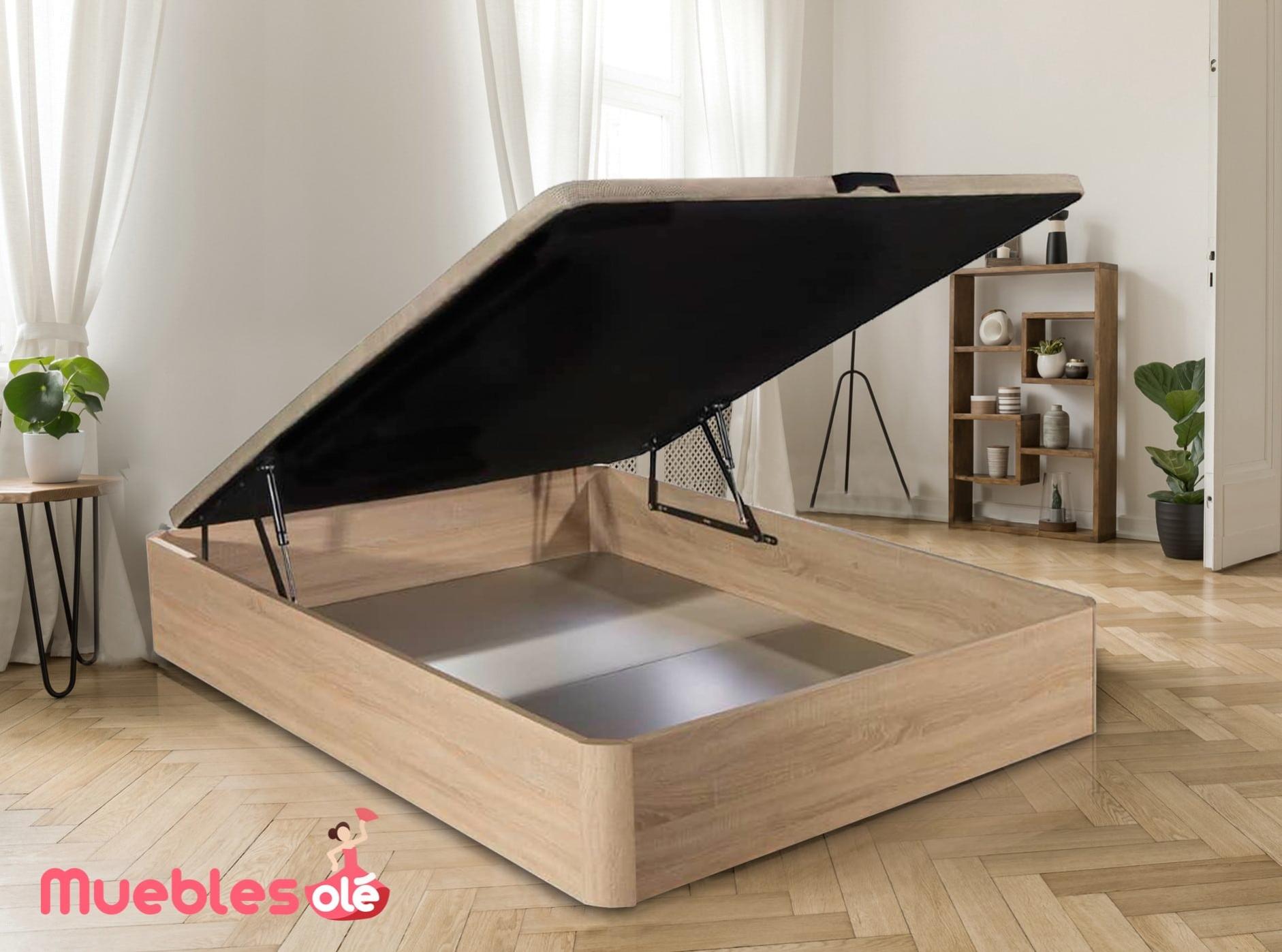 Canapé Cambrian - Abatible - Madera - Hidráulico - 150x190 | Leroy Merlin