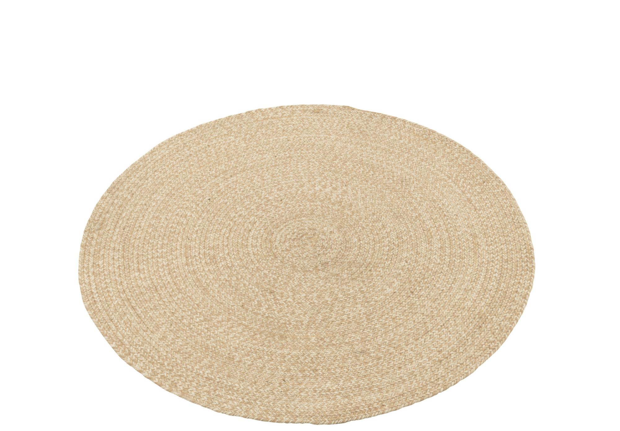 TAPIS MIAMI OUTDOOR POLY NA/BLANC MEDIUM | Leroy Merlin