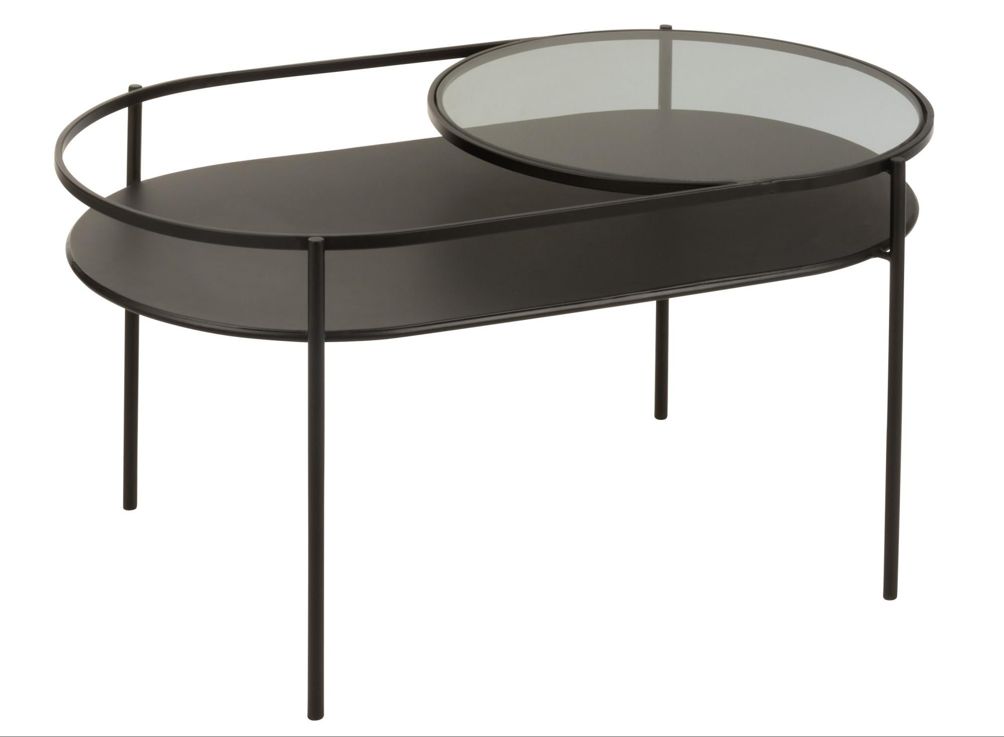 Table de salon ouvert métal original Lohan L 80 cm | Leroy Merlin
