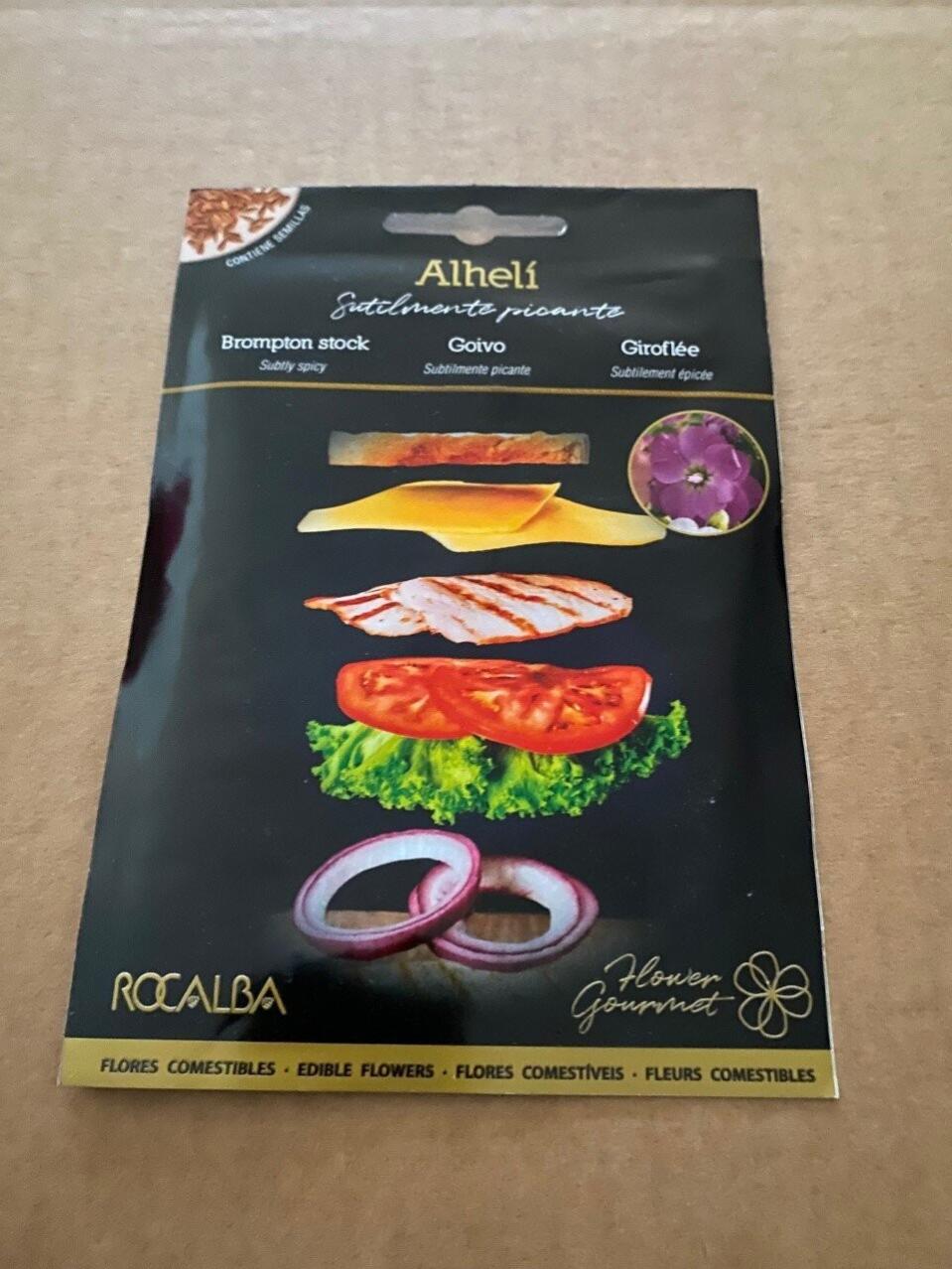 FLORES COMESTIBLES SEMILLAS ALHELI. 3 SOBRES. | Leroy Merlin