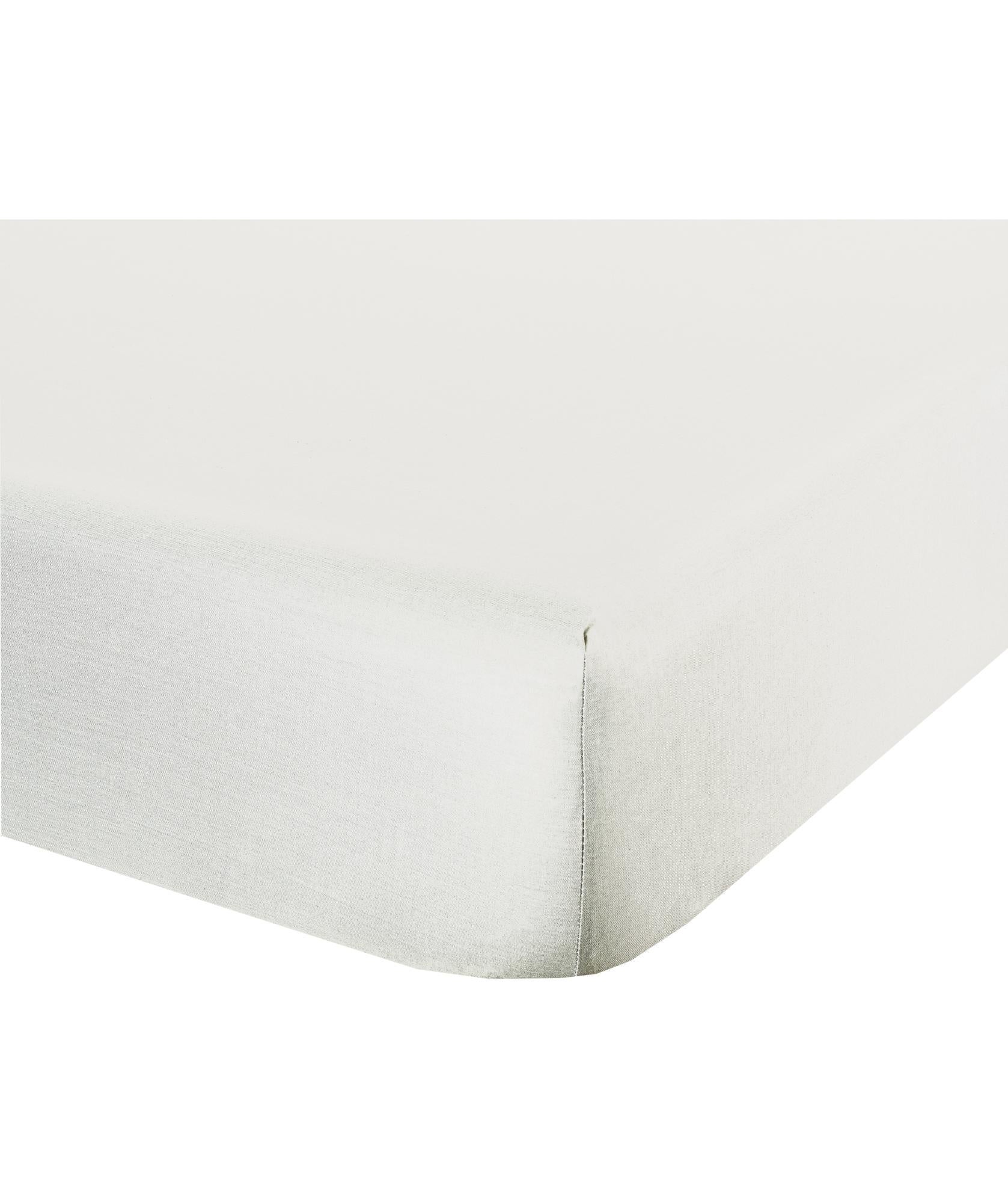 Drap housse 90 X 200 X 25 CM 100% coton Made in Italy BLANC | Leroy Merlin