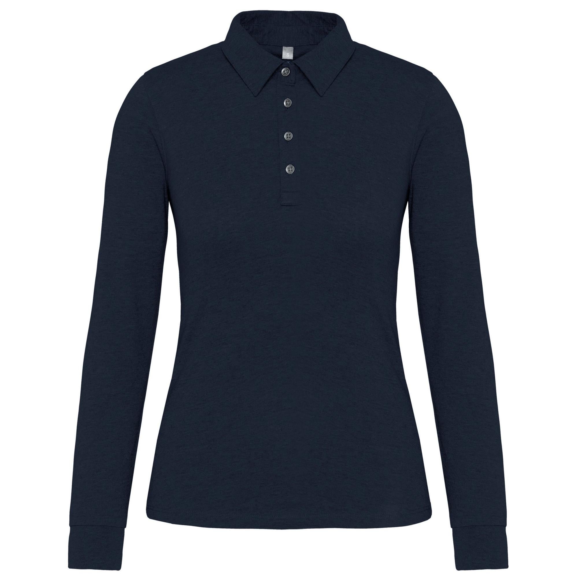Polo jersey manches longues femme | Leroy Merlin