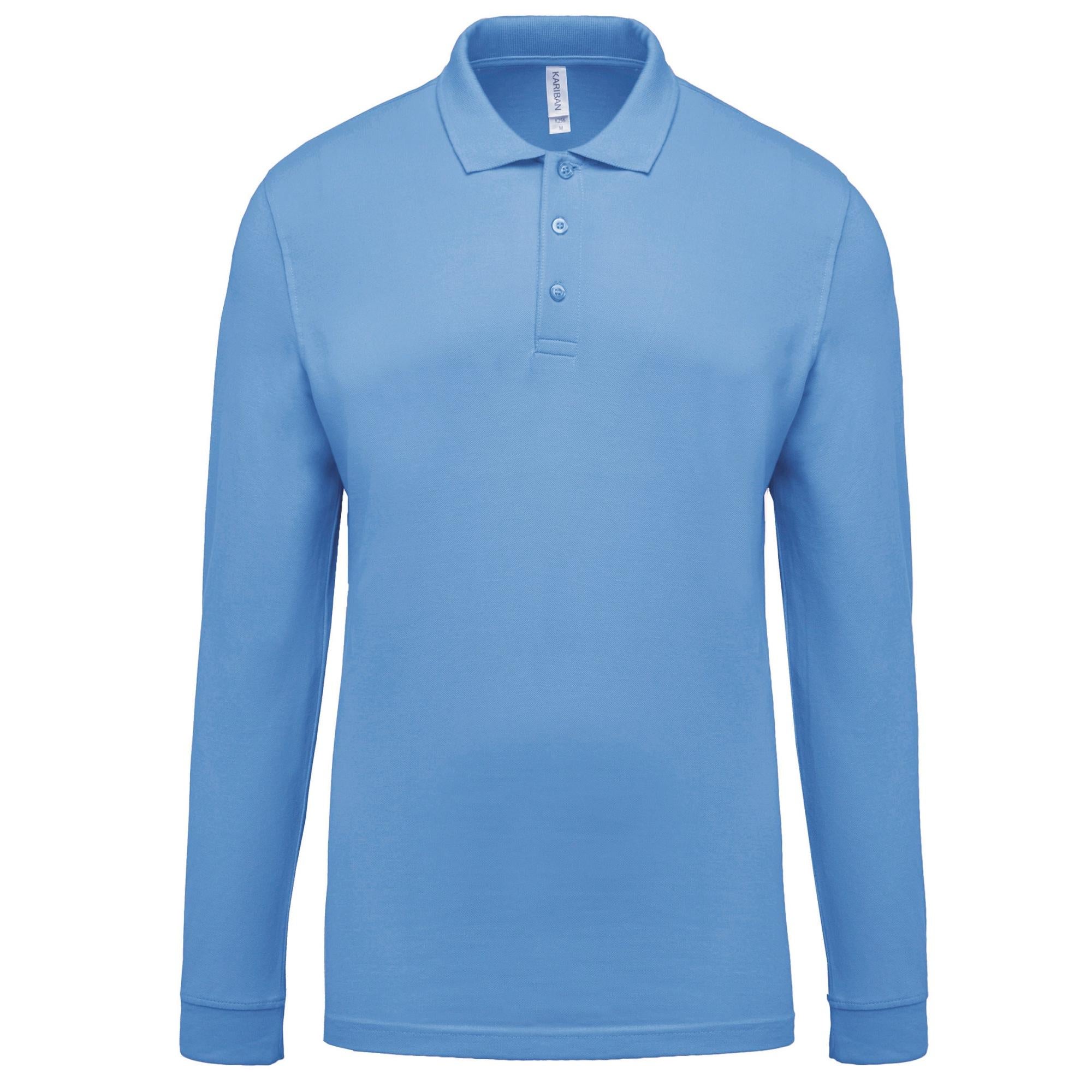 Polo piqué manches longues homme | Leroy Merlin