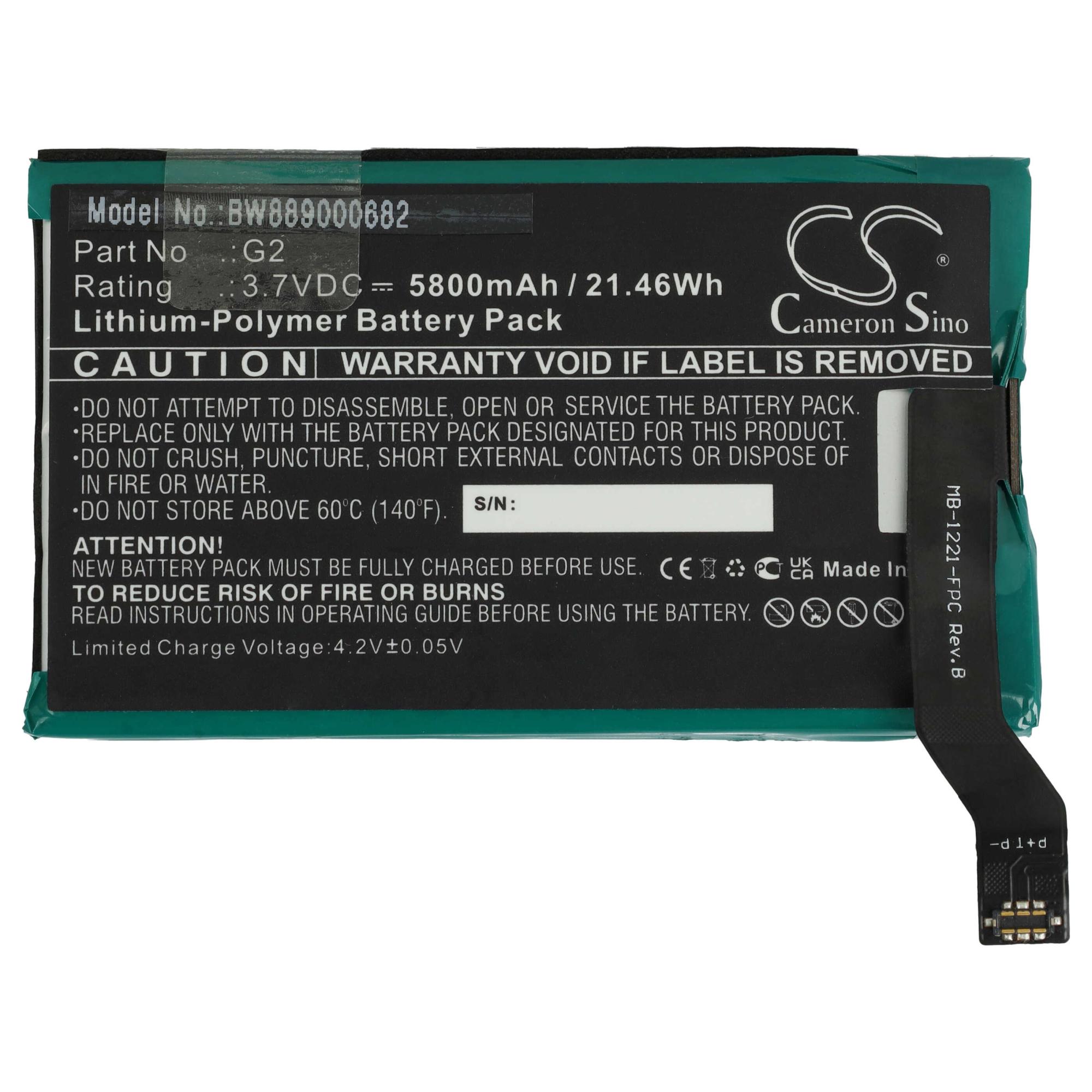 Vhbw Batterie compatible avec GlocalMe G2 routeur modem hotspots ...