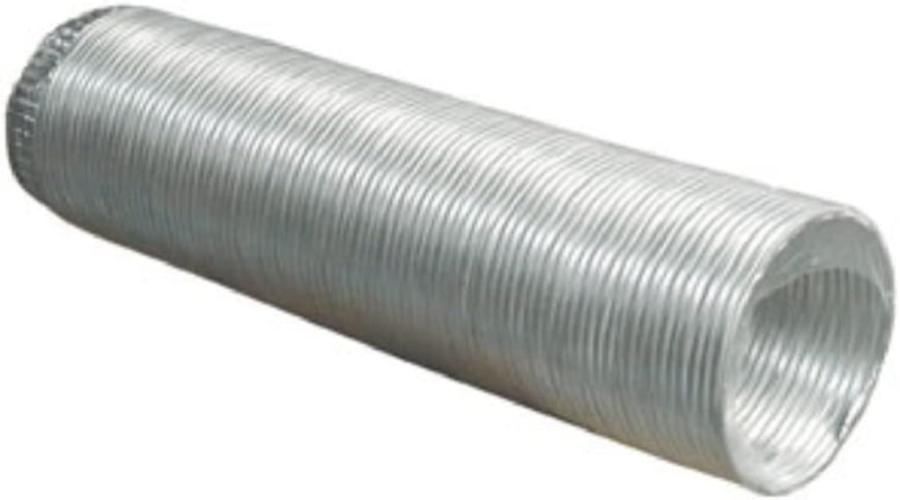 Tubo Flessibile Estensibile in Alluminio Ø mm150 Estensione Max Mt 3 ...