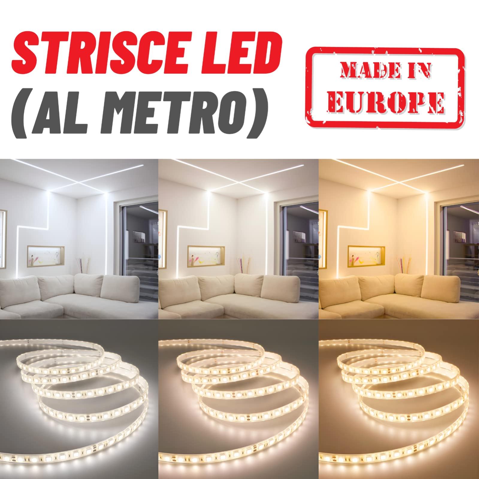 Evotrade Strisce LED PREMIUM AL METRO (60 diodi per m) 24V / IP20 11W/m ...