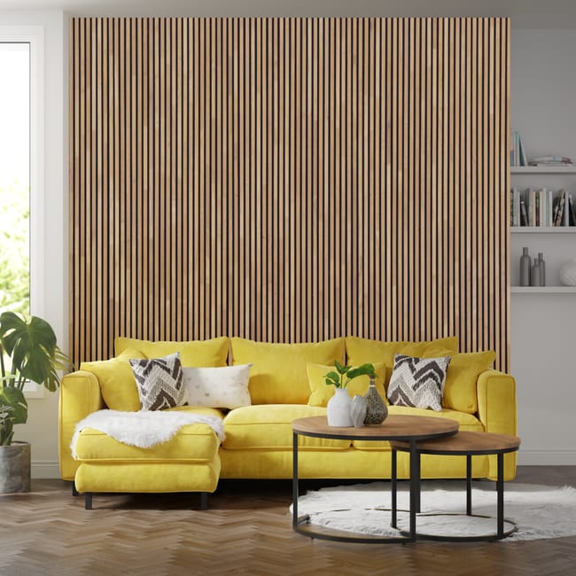 Panneaux Tasseaux Acoustiques Décoratifs En Bois Massif Véritable