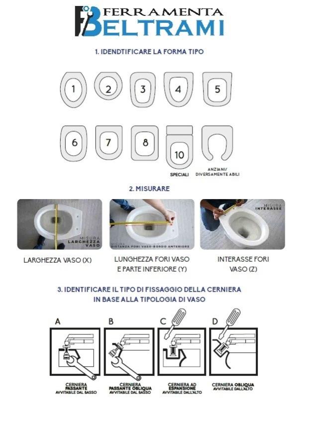 SEDILE UNIVERSALE ANTICONTATTO MOD. NUOVO TIRRENO Bianco | Leroy Merlin