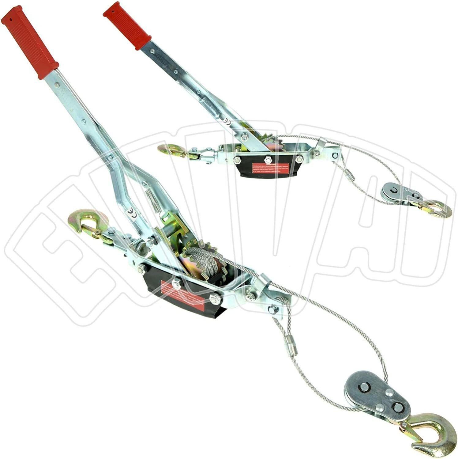 PARANCO PER TRAZIONE CON FUNE CORDA METALLICA 2000KG ALZA TIRA ...
