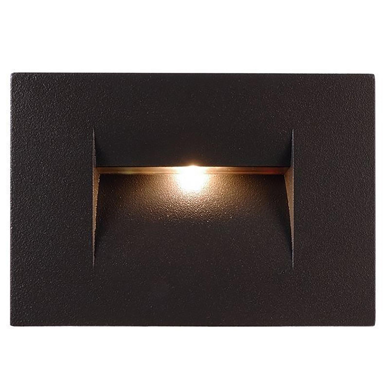IVETTE faretto LED segnapassi IP65 4W incasso luce parete muro scale ...