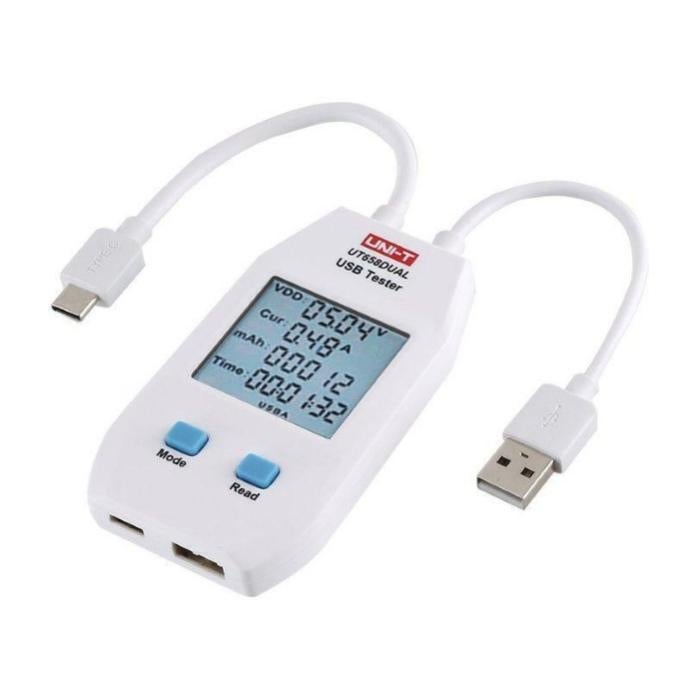 UNI-T Tester USB UT658 Tensione Potenza Corrente Bianco | Leroy Merlin