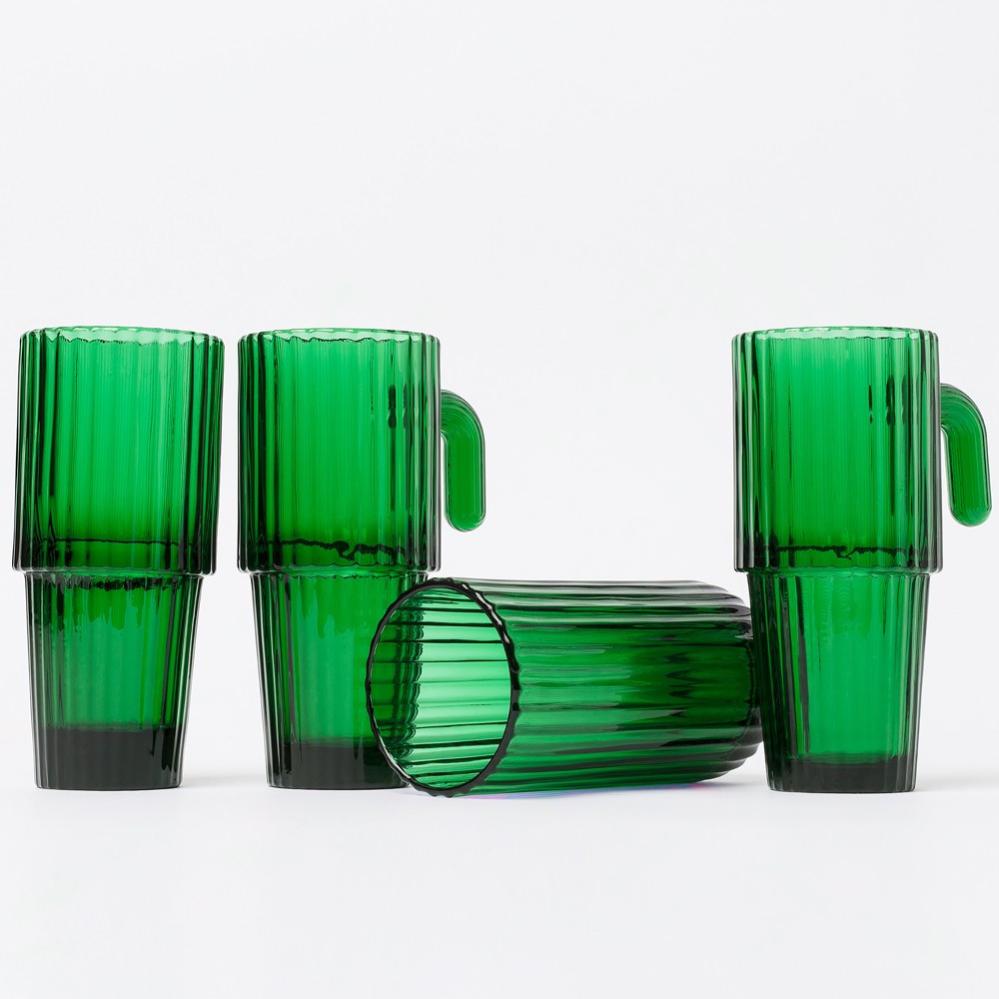 Set di 4 grandi bicchieri impilabili Cactus - DOIY - HAPPY DESIGN GIFTS ...