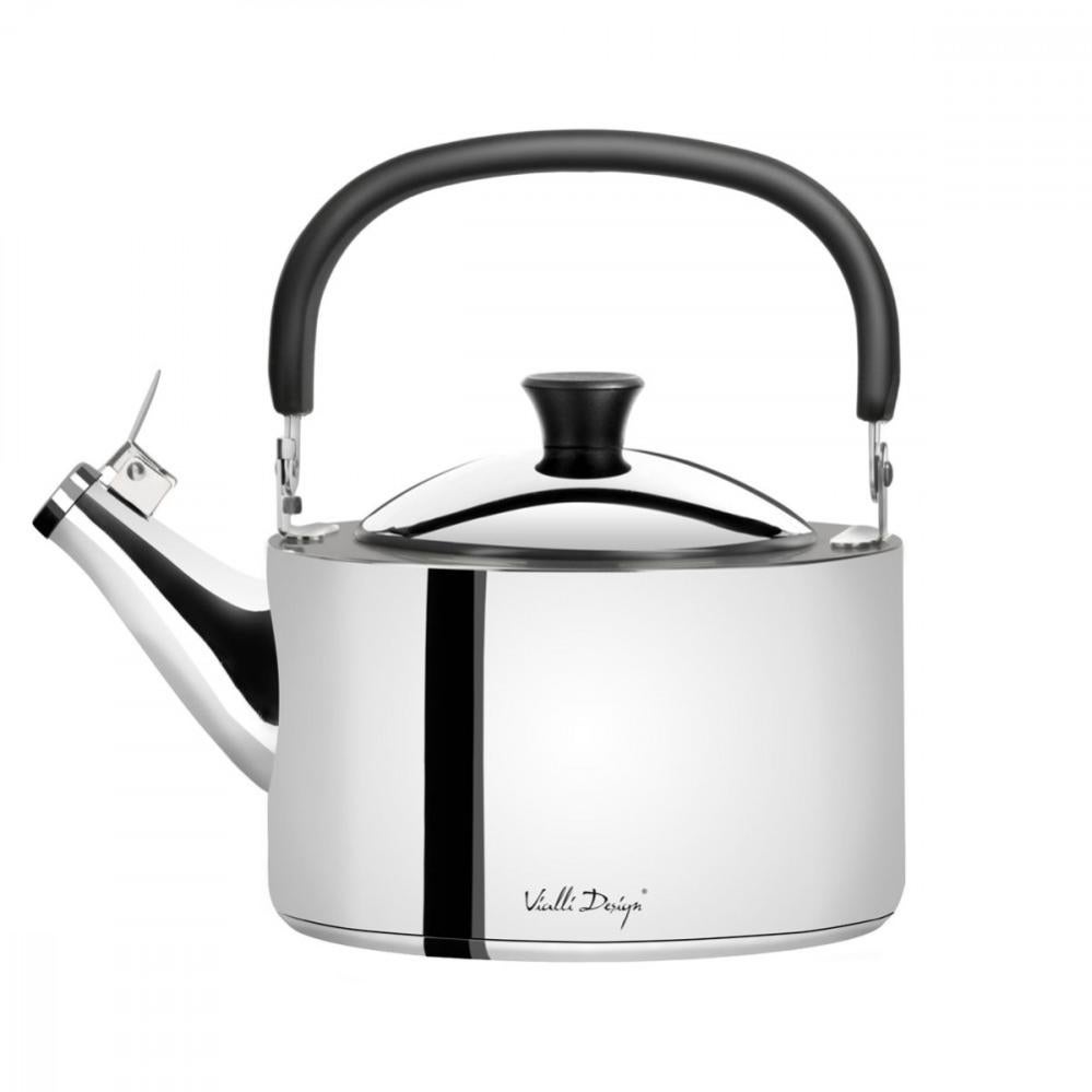 Teiera bollitore cromato con fischio 1,5l - VIALLI DESIGN | Leroy Merlin