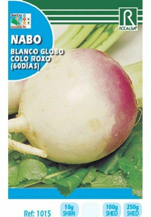 HORTALIZAS NABO BLANCO GLOBO COLO ROXO (60 DIAS) 3 SOBRES | Leroy Merlin