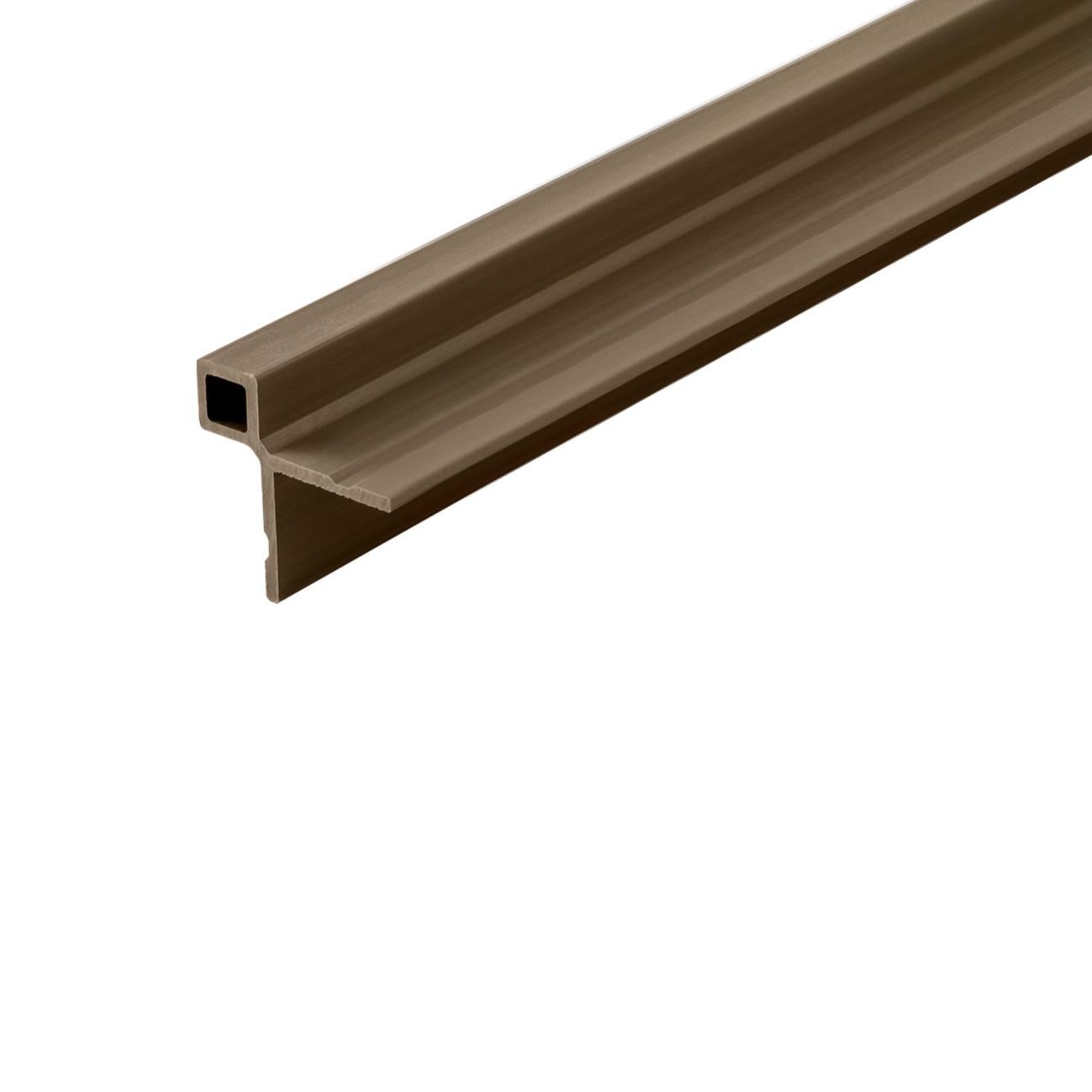 Lot de 3 cornières d'angle Marron Bois composite 250 cm | Leroy Merlin