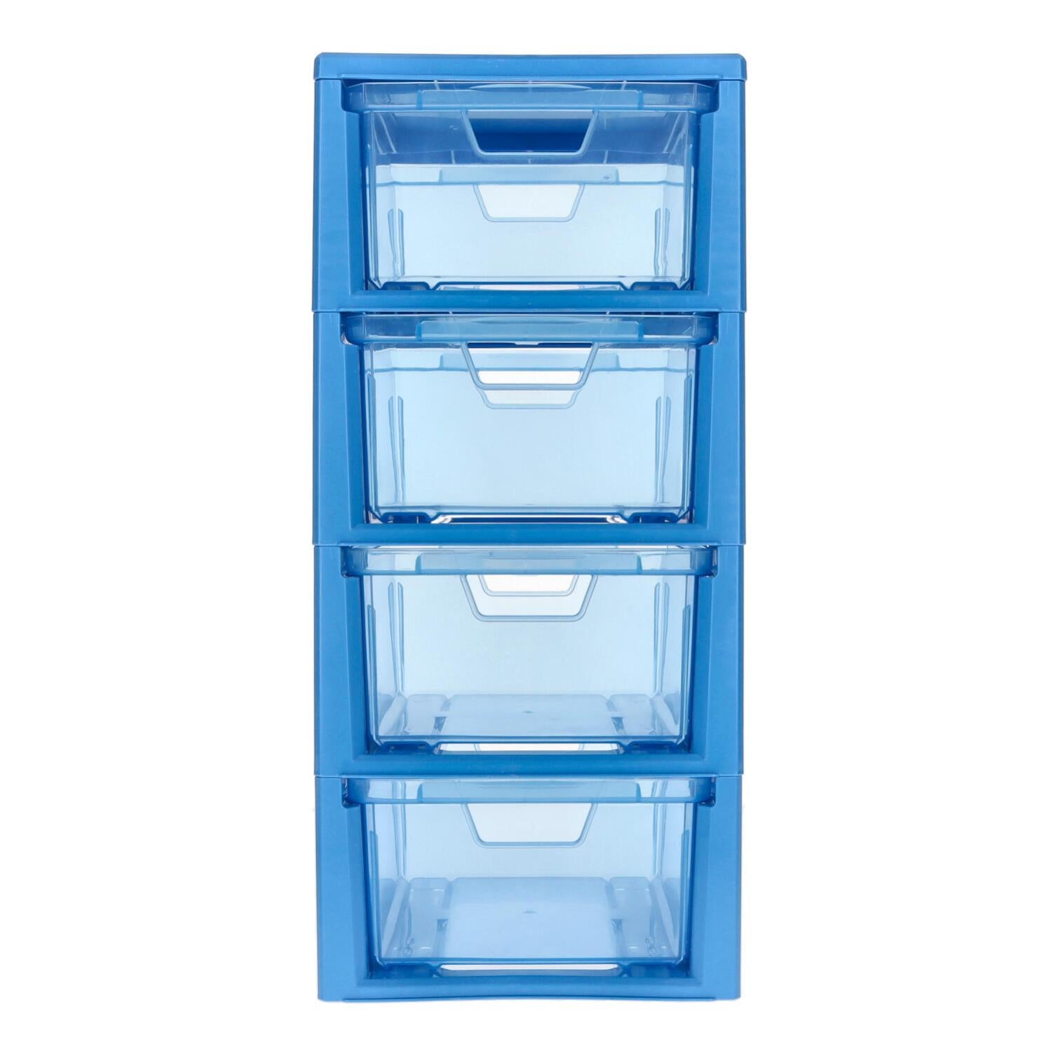 TONTARELLI CASSETTIERA LINEA MICRO AZZURRA 4 CASSETTI | Leroy Merlin