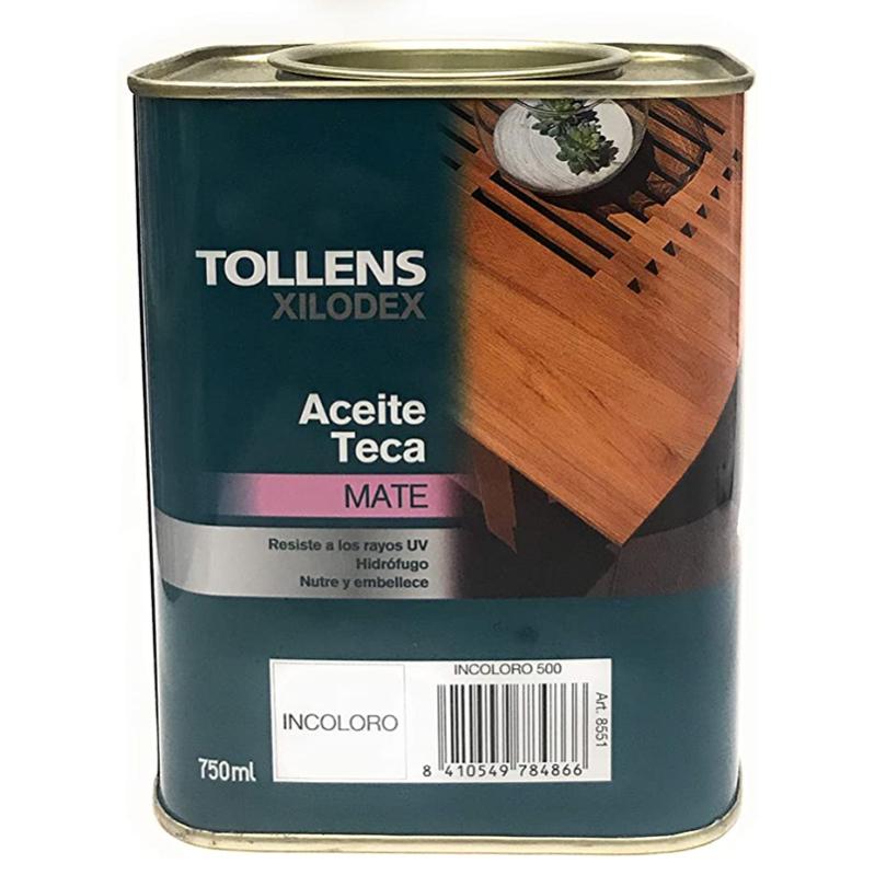 Aceite Teca Madera Mate Incoloro 4L | Leroy Merlin