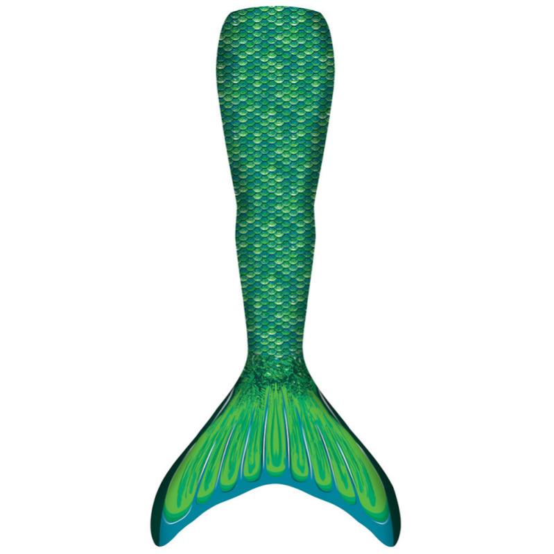 Queue de sirène - Fin Fun - Verte complète Junior - Taille S/M | Leroy ...