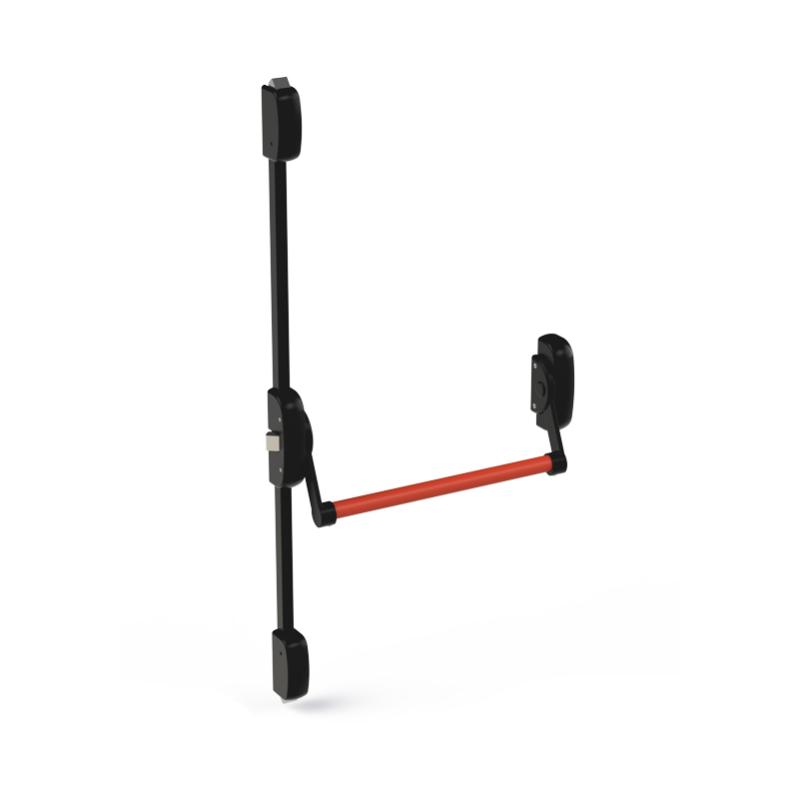 Serrure anti-panique cross-bar 2/3 points haut/bas - Finition : Blanc ...