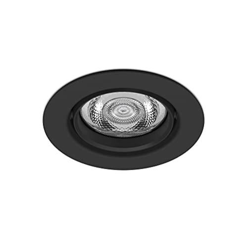 Philips Spot LED encastrable IMPALA, intensité variable, 6W, Noir ...