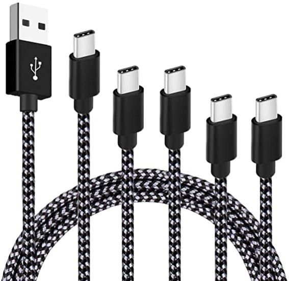 BRAIDED NYLON CABLE BRAID USB-C | Leroy Merlin