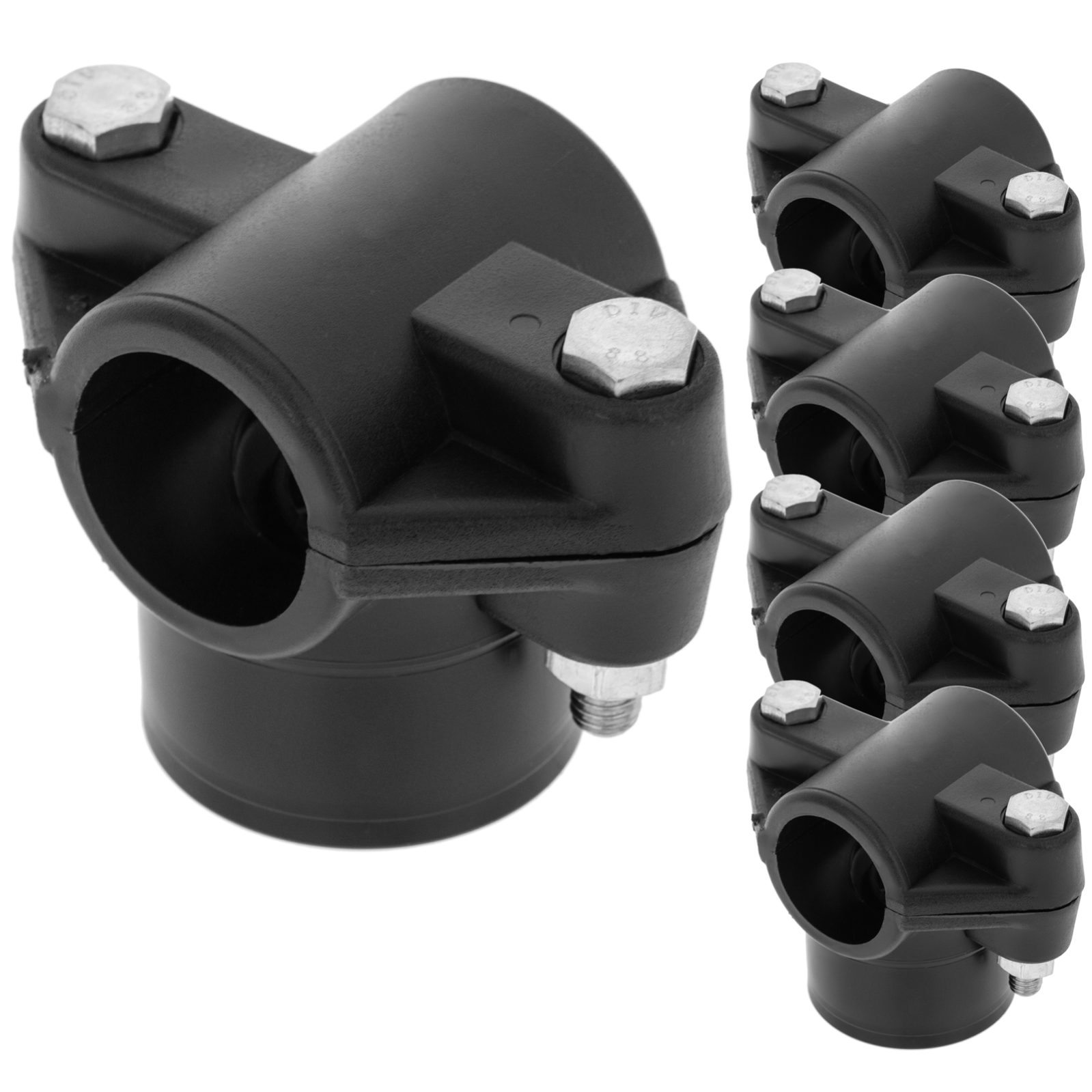 Lot de 5 colliers d'admission en polyéthylène 25 mm x 3/4“ pour système ...