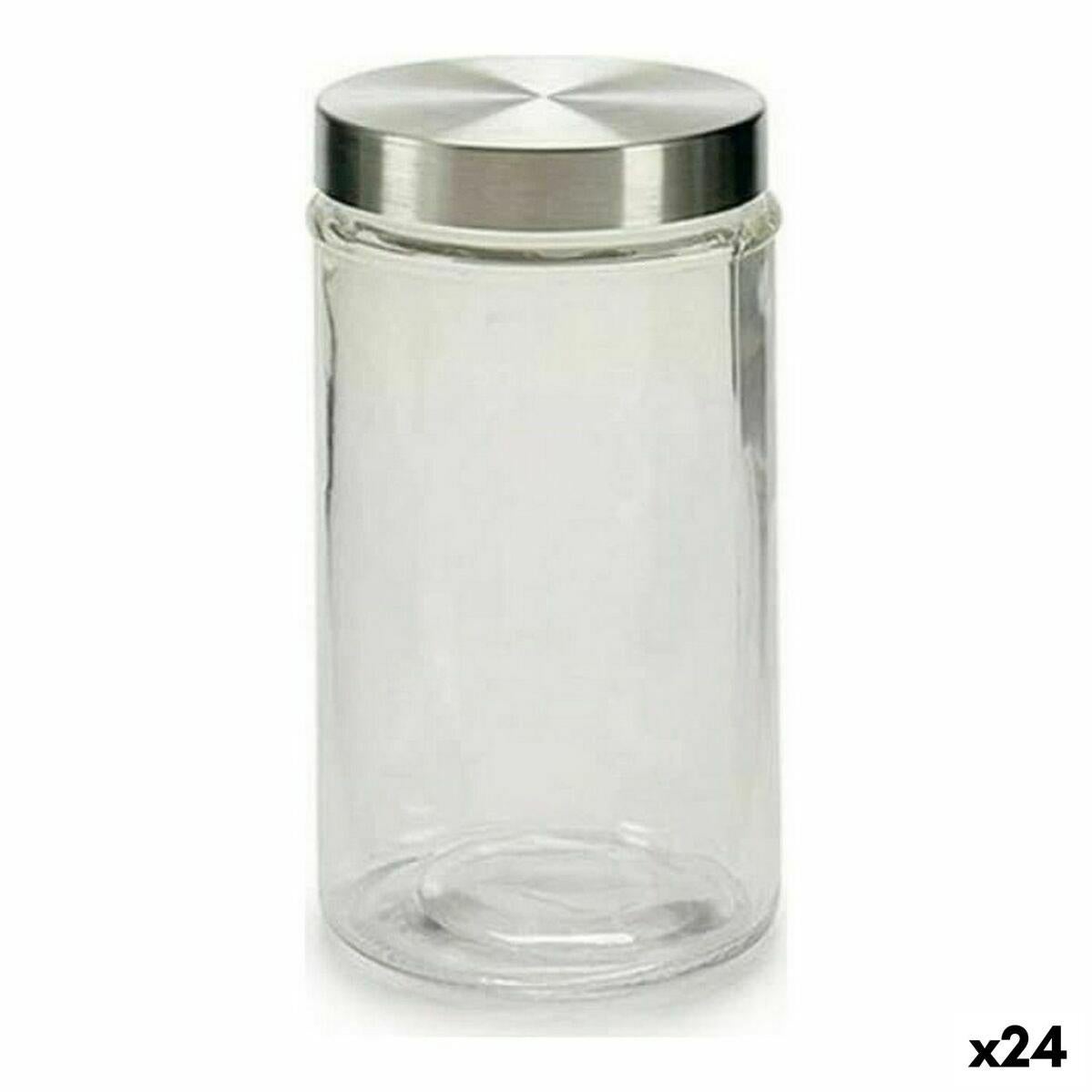 Boîte Verre Argenté Transparent Aluminium (1 L) (24 Unités) | Leroy Merlin