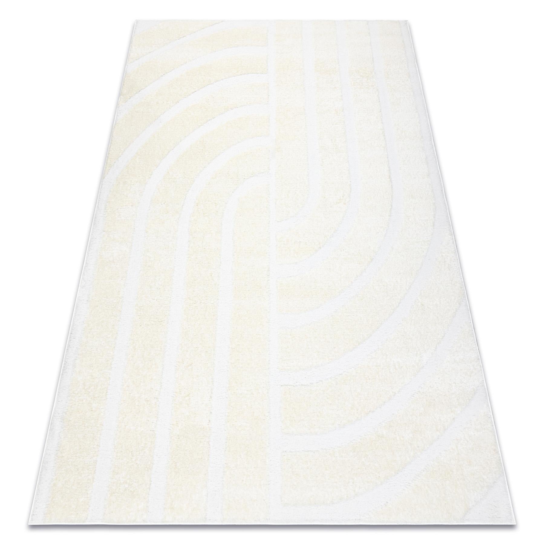Tappeto moderno MODE 8631 geometrico crema 120x170 cm | Leroy Merlin