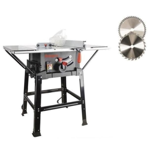Scie circulaire sur table MANUPRO - 2000W - 2 lames 254 mm - Multi ...
