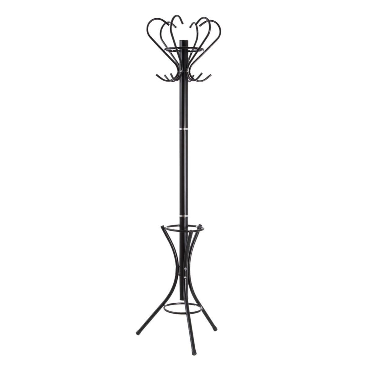 Attaccapanni da Terra 41 x 41 x 180 cm Nero Metallo | Leroy Merlin