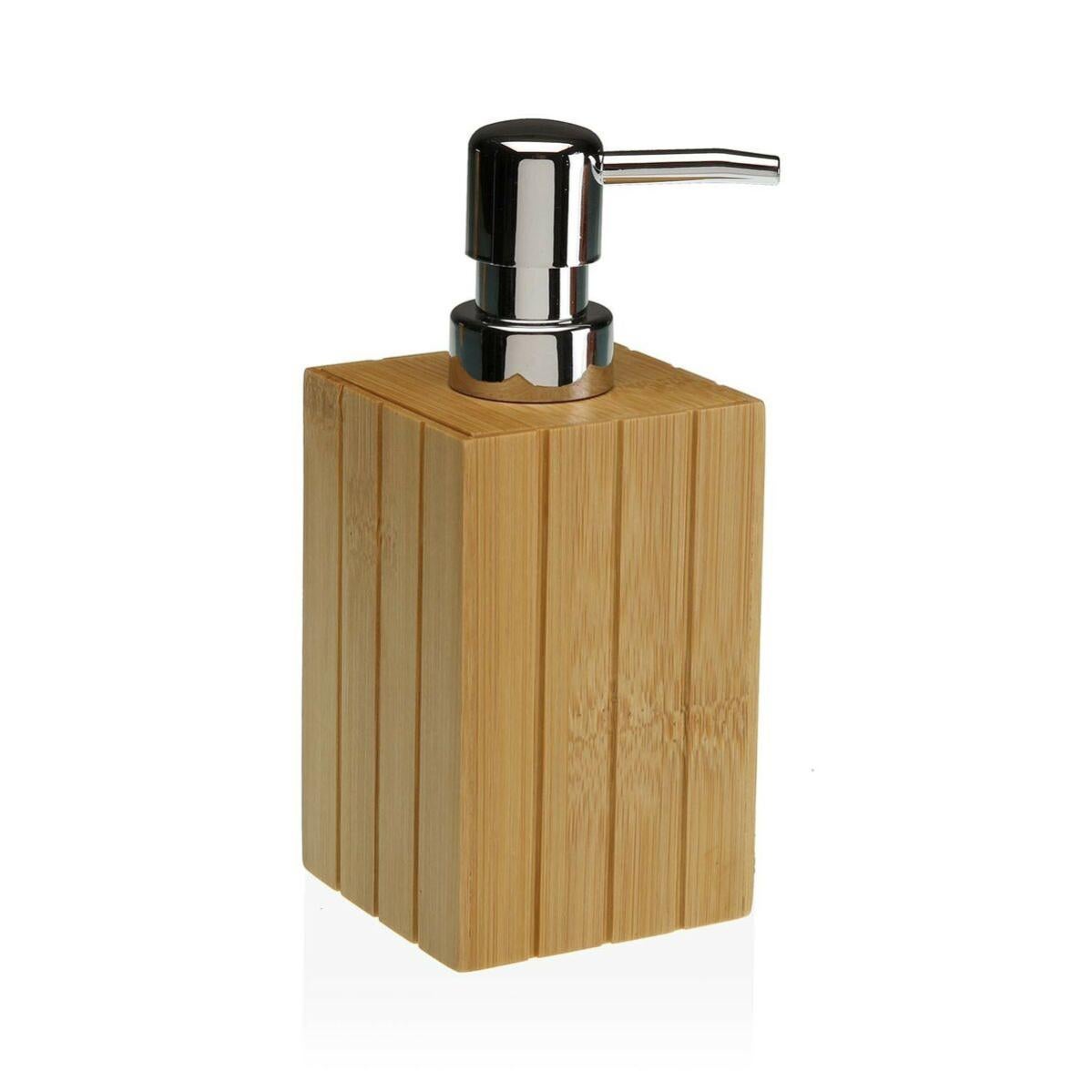 Distributeur de Savon Versa Marron Bambou (7 x 16,5 x 7 cm) | Leroy Merlin