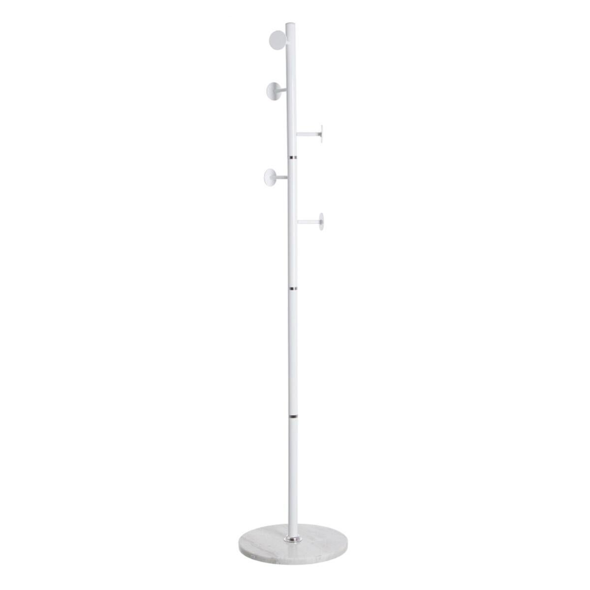 Attaccapanni da Terra 37 x 37 x 174 cm Metallo Bianco | Leroy Merlin