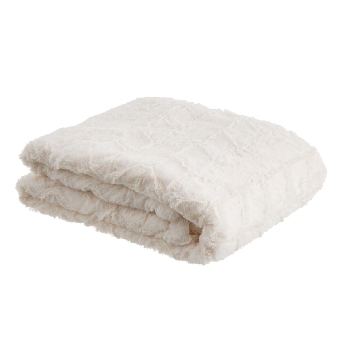 Couverture Blanc 130 x 170 cm | Leroy Merlin