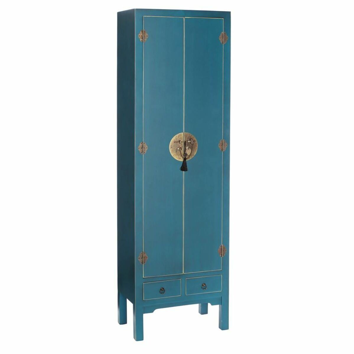 Armario ORIENTE 55 x 33 x 185 cm Azul DMF | Leroy Merlin