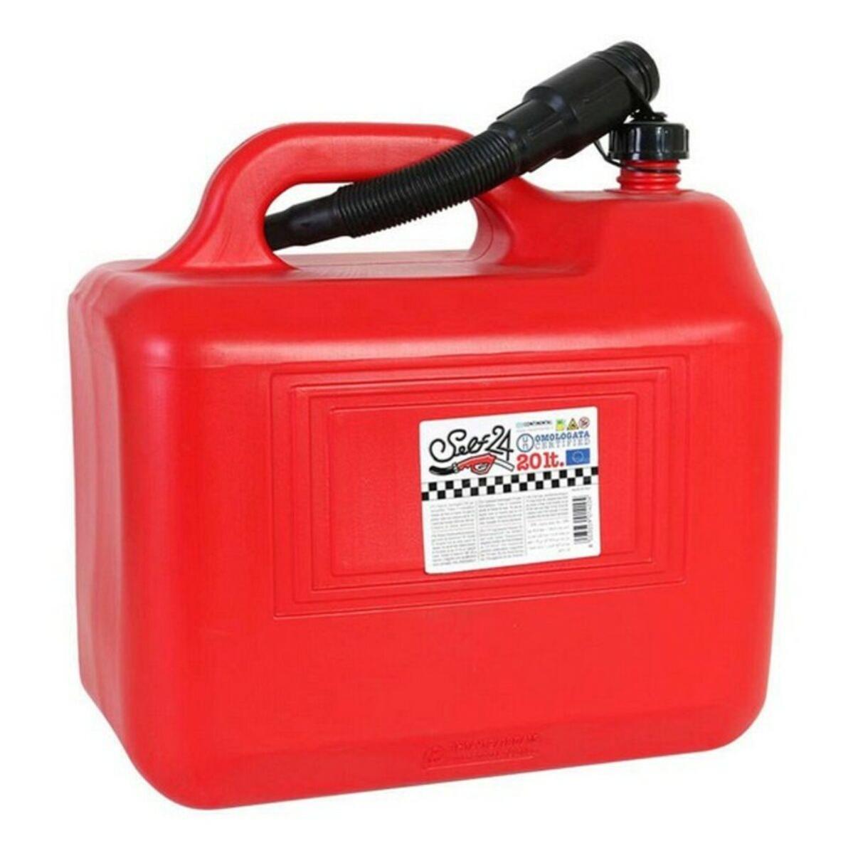 Serbatoio per Carburante con Imbuto Self 20 L Rosso | Leroy Merlin