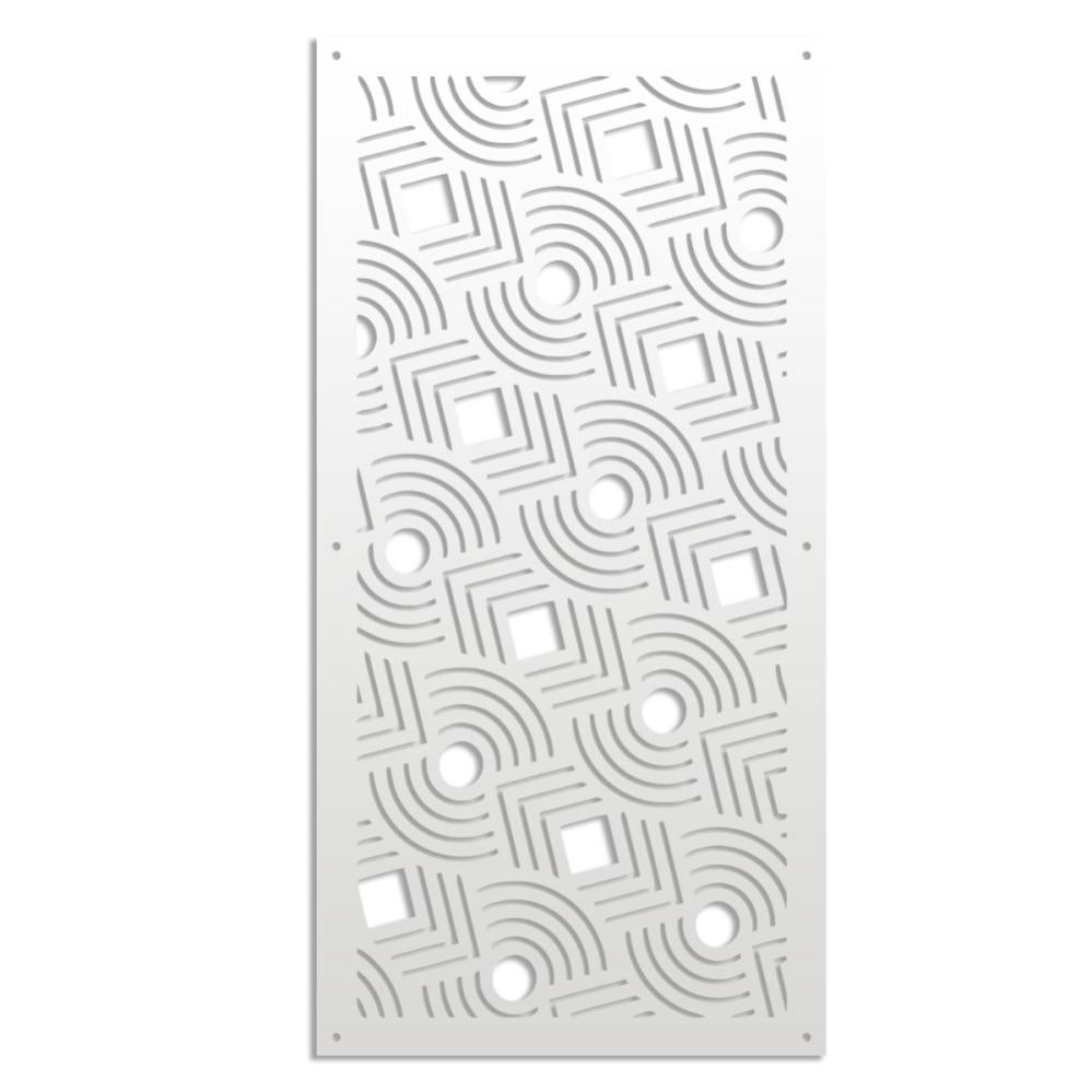 AIM - Pannello In PVC Traforato - Parasole - misura 98x198 cm - spessore 1 cm - colore BIANCO ...