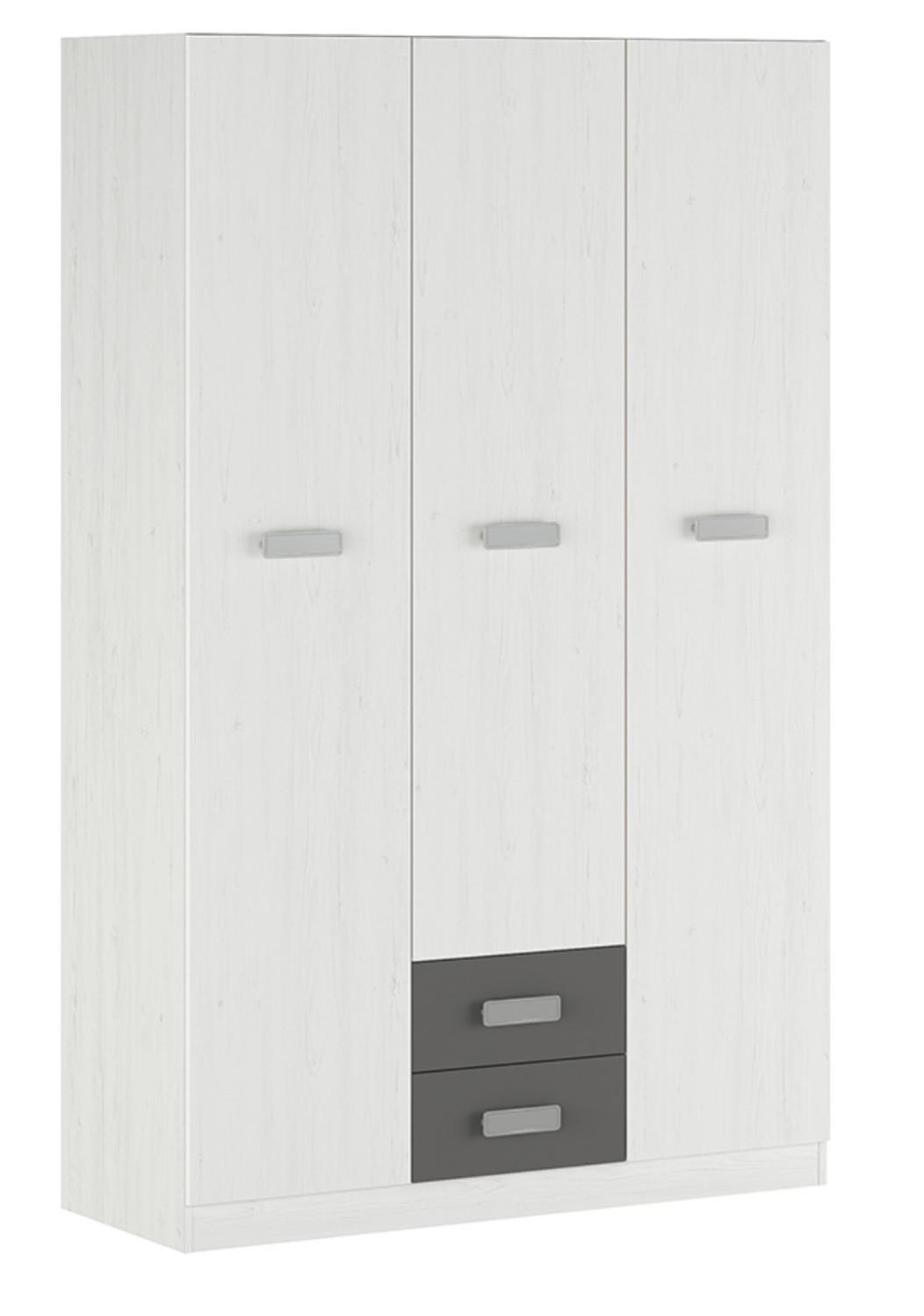 Armoire, placard garde-robe 2 portes coloris andersen, graphite ...