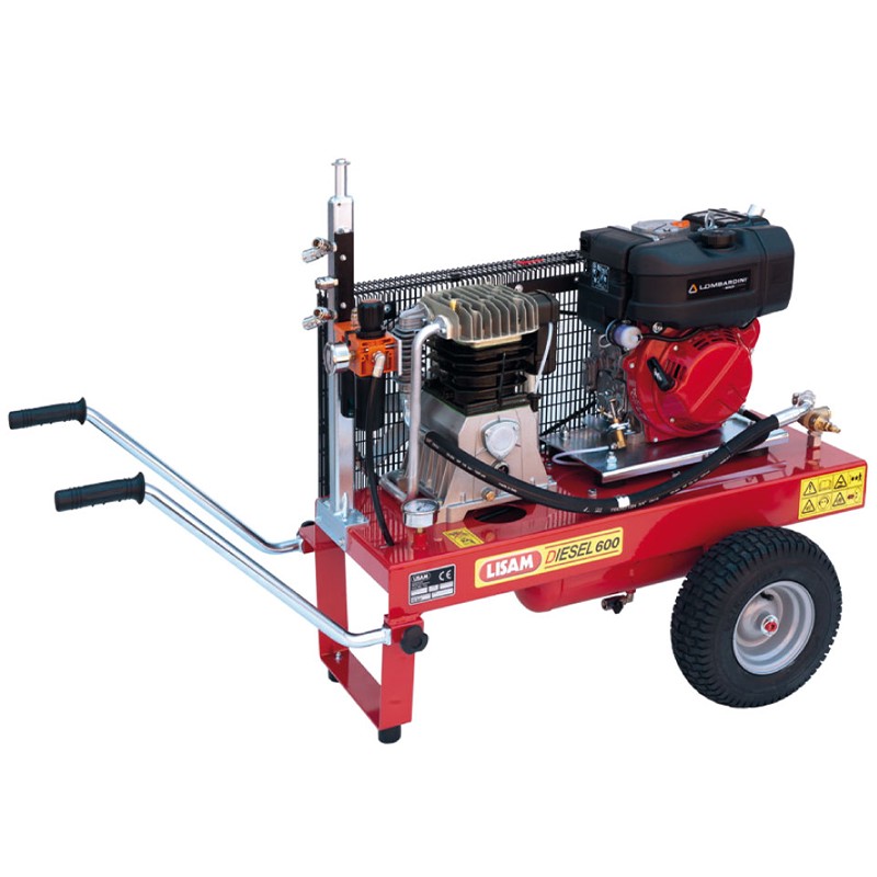 Motocompressore Lisam LM 600 Diesel Lombardini 15LD225 | Leroy Merlin