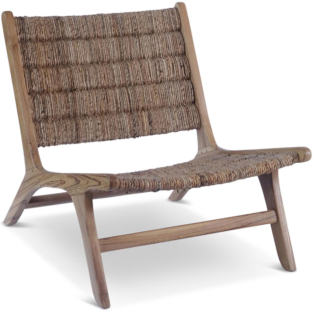 Poltrona in stile Bali Boho, in teak e rattan - Hewar | Leroy Merlin